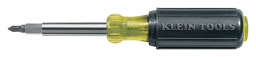 KLEIN TOOLS 10-IN-1 SCREWDRIVER CSHN-GRIP HNDLE - Multi-Bit ...