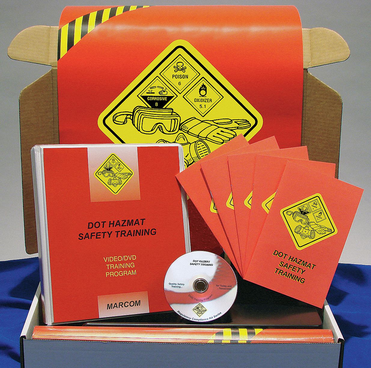 MARCOM DVD, Book/Booklet, Poster: DVD, Hazard Comm, DOT HAZMAT Safety ...