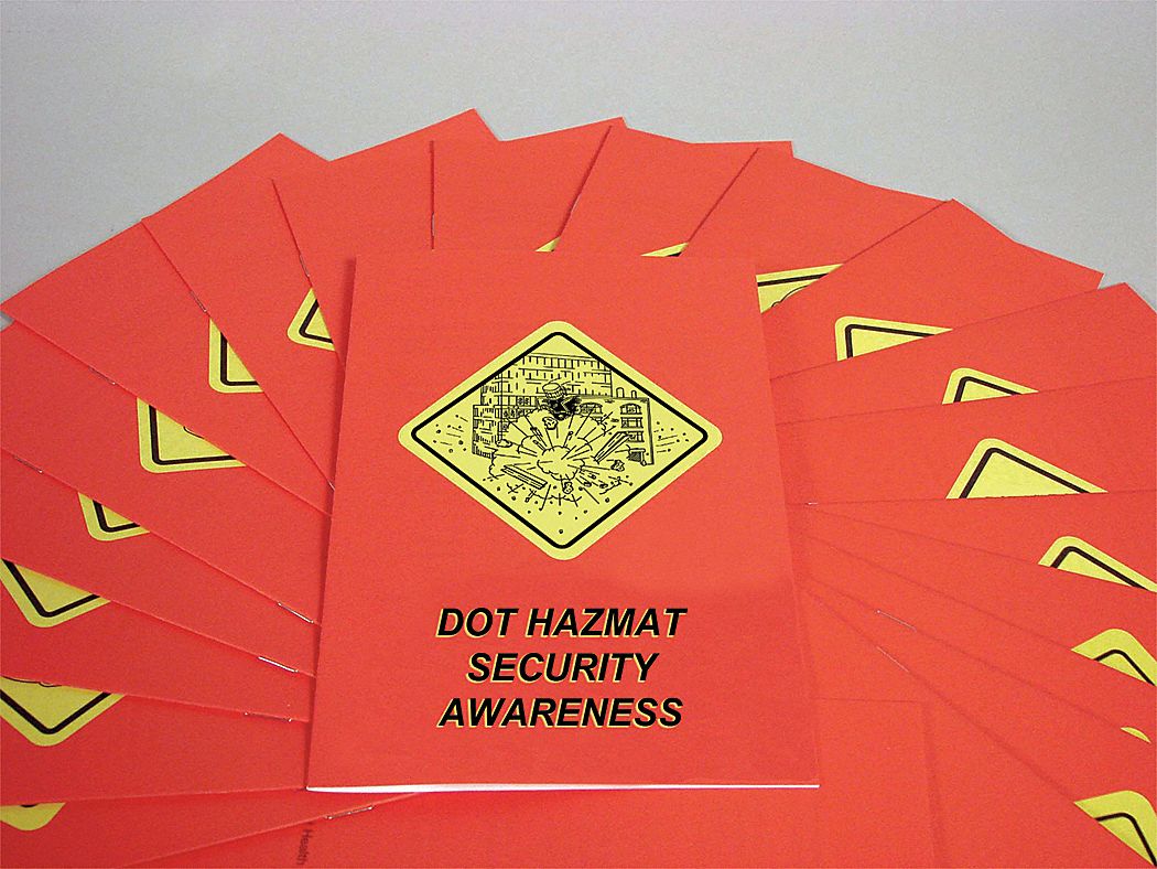 MARCOM, Security Awareness, DOT HAZMAT Security Awareness, Book/Booklet ...