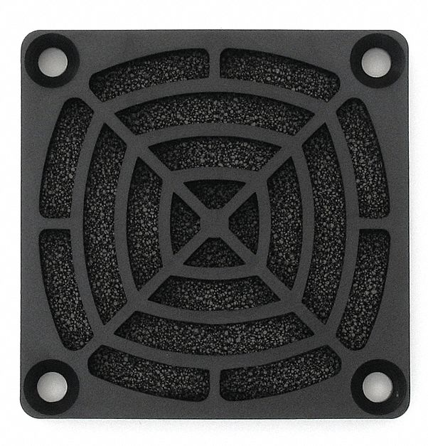 DAYTON, 2 3/8 in Radiator Connection, 1/4 in Dp, Axial Fan Filter/Guard ...