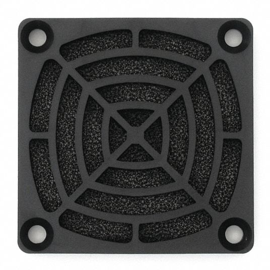 DAYTON, 2 3/8 in Radiator Connection, 1/4 in Dp, Axial Fan Filter/Guard ...