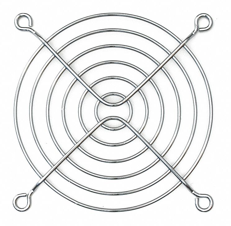 DAYTON, 3 5/8 in Radiator Connection, 1/4 in Dp, Compact Axial Fan ...