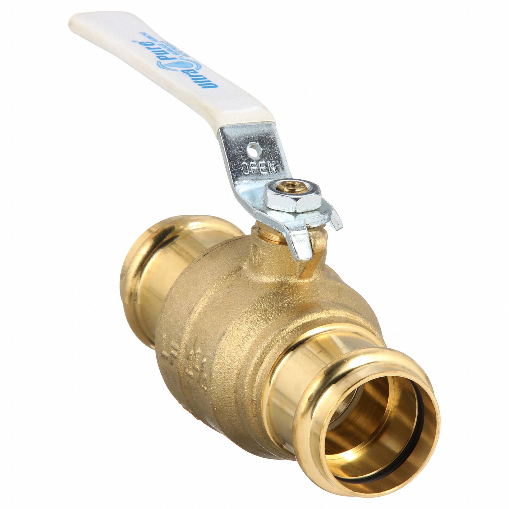 MILWAUKEE VALVE, 1 1/4 in, Brass, Manual Two-Way Ball Valve - 31CC96 ...