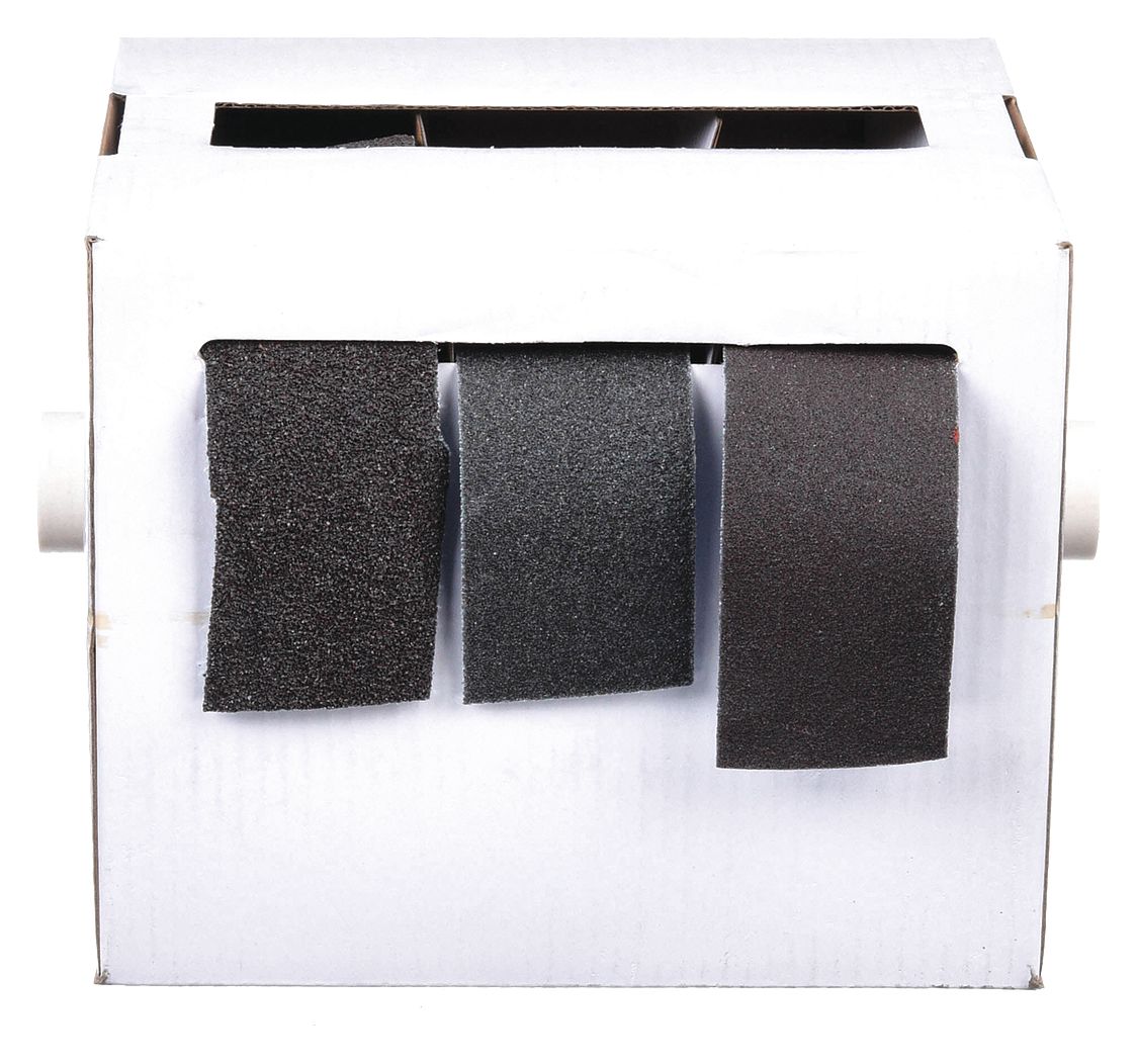 30 ft Emery Cloth Roll Kit with J Weight Backing Material; Grit: 40, 80 ...