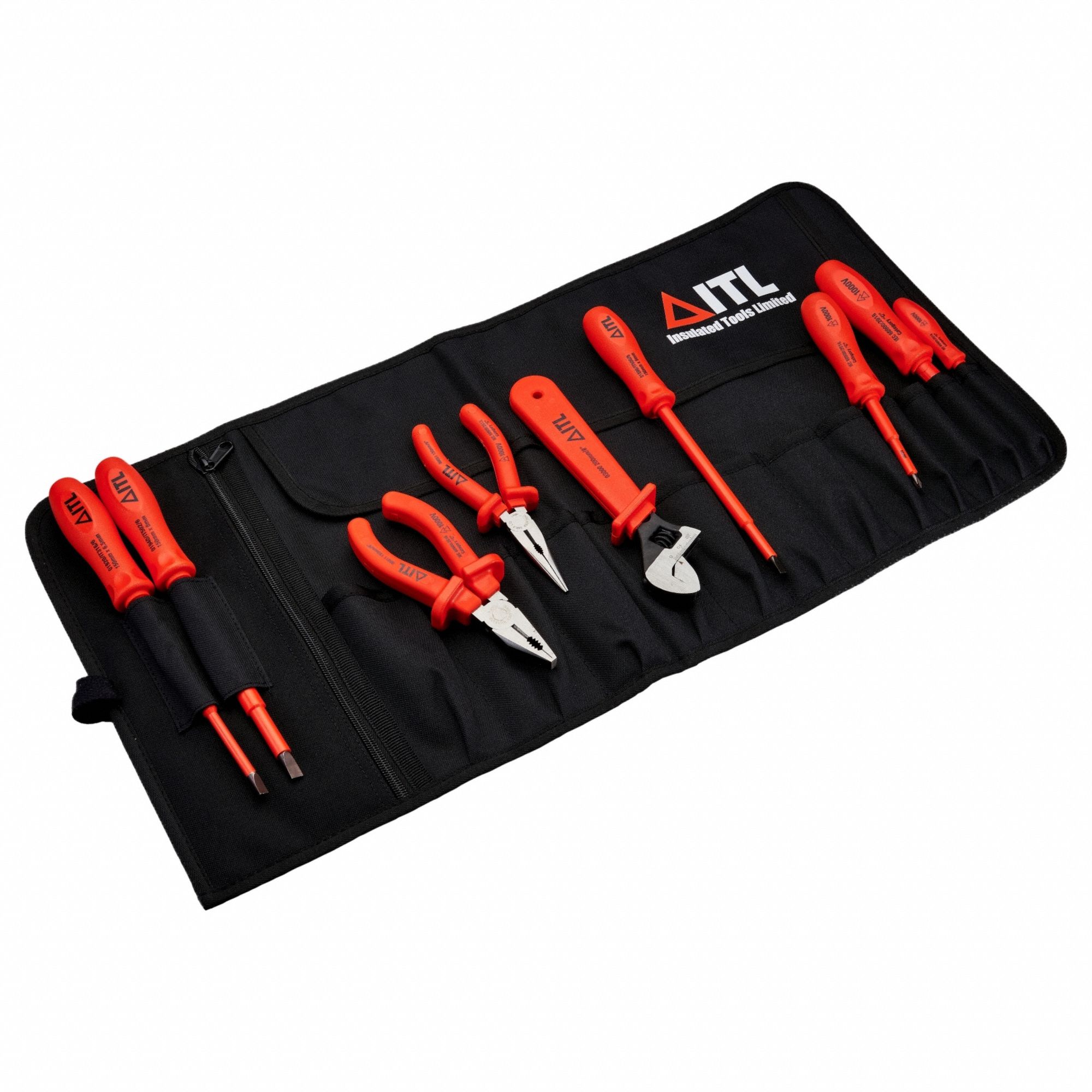 ITL, 9 Total Pcs, Drivers and Bits/Pliers/Wrenches, Insulated Tool Kit ...