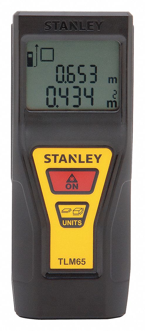 STANLEY Laser Distance Meter, Indoor, Outdoor, Maximum Measuring ...