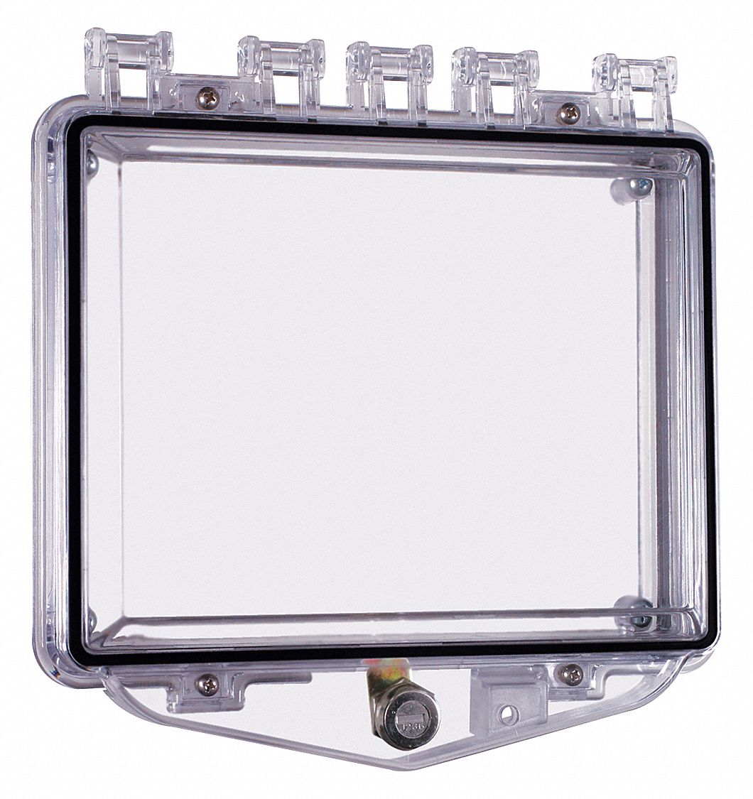 SAFETY TECHNOLOGY INTERNATIONAL, Polycarbonate, 5 7/16 in Overall Dp ...