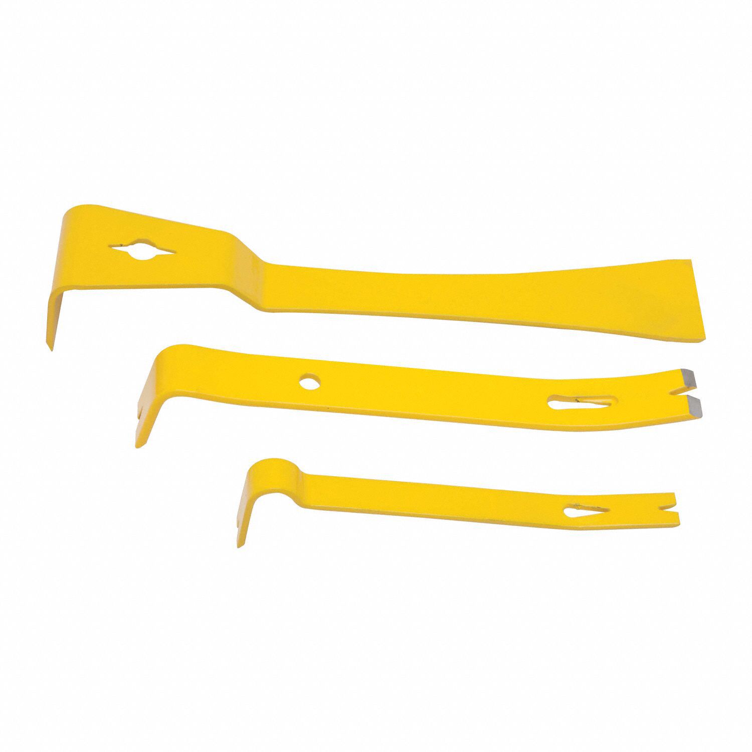 STANLEY Pry Bar: Chisel End, 5 in_7 1/2 in_9 in Overall Lg, 5 in_7 1/2 ...