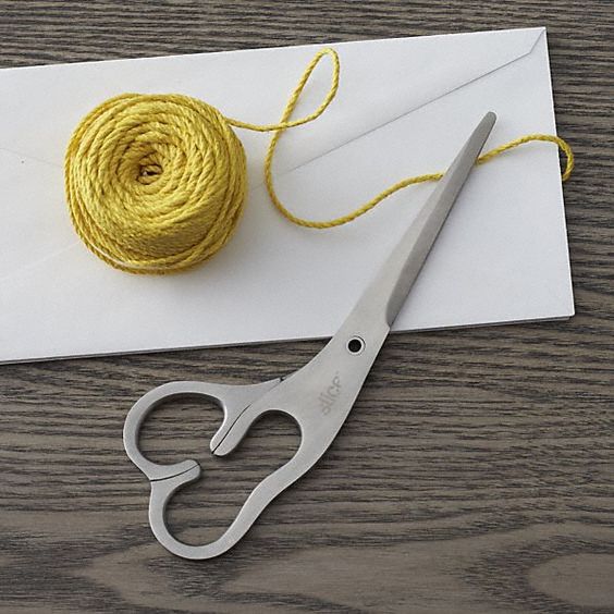 SLICE Metal Detectable Scissors: Ambidextrous, 7 1/2 in Overall Lg ...