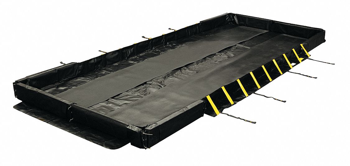 EAGLE, 54 ft x 14 ft x 12 in, 5,000+ gal., Collapsible Containment Berm ...