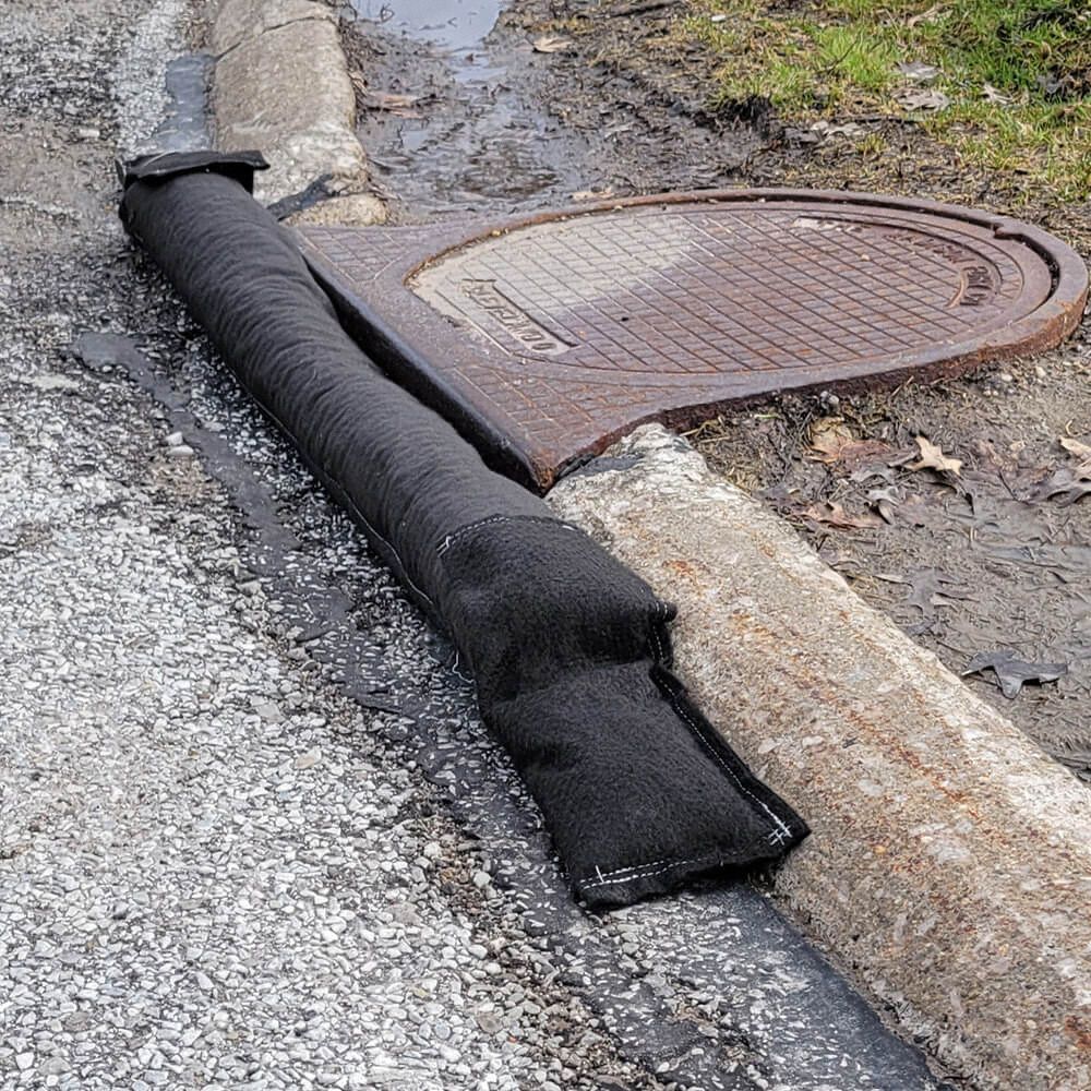 ENPAC, 24 in x 30 in x 21 in, 125 lb Sediment, Curb Inlet Guard ...