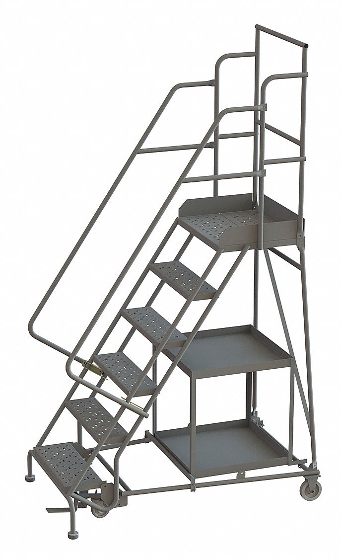 TRI-ARC, 5 ft Platform Ht, Unassembled, Rolling Ladder - 31DW28 ...