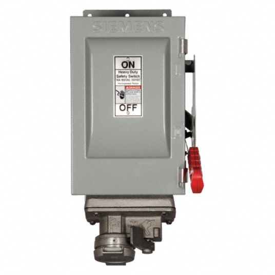 SIEMENS, Non-Fusible, 30 A, Safety Switch - 31ED43|HNF361JCH - Grainger