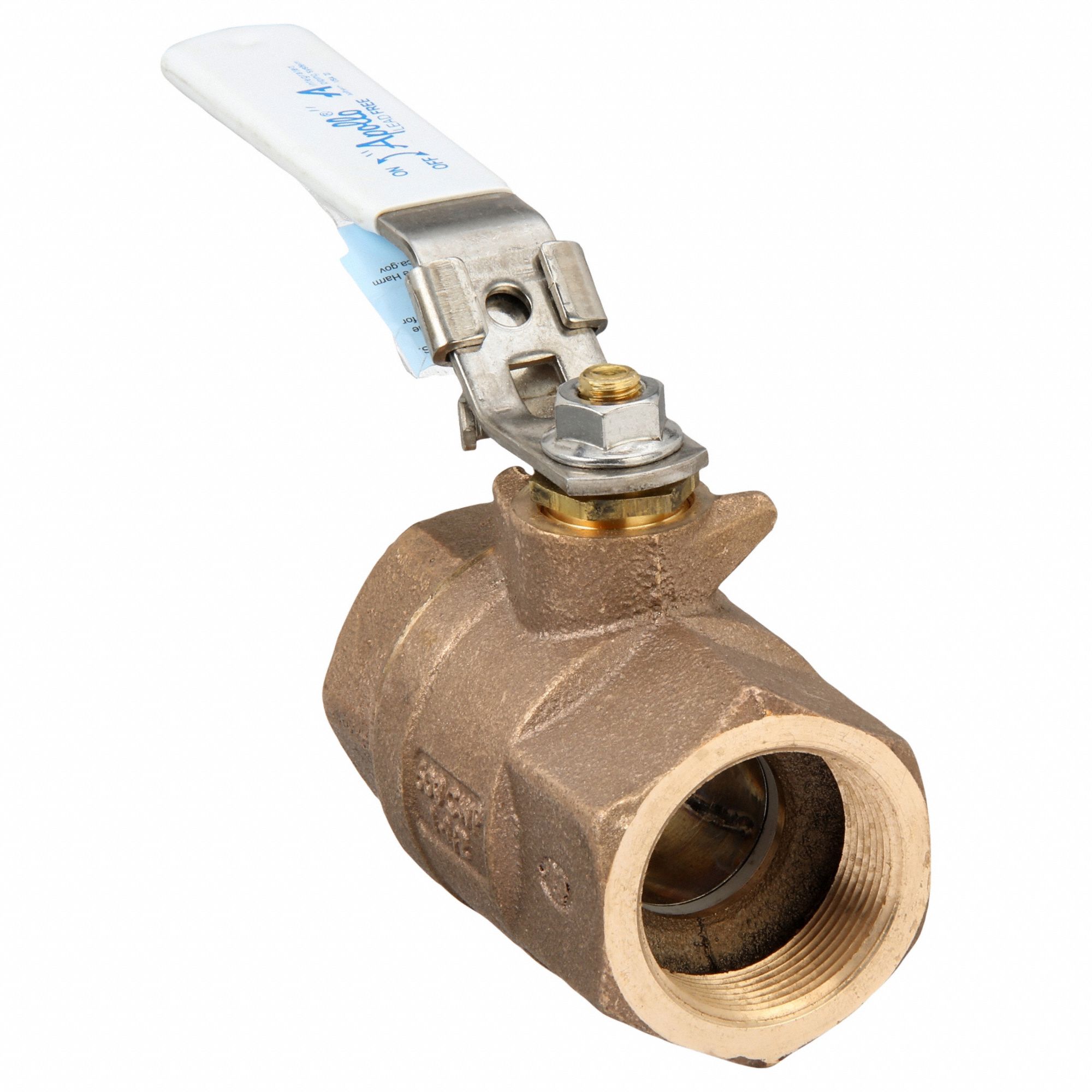 APOLLO, 1 1/2 in Size, Bronze, Manual Two-Way Ball Valve - 31EE57|70LF10727 - Grainger
