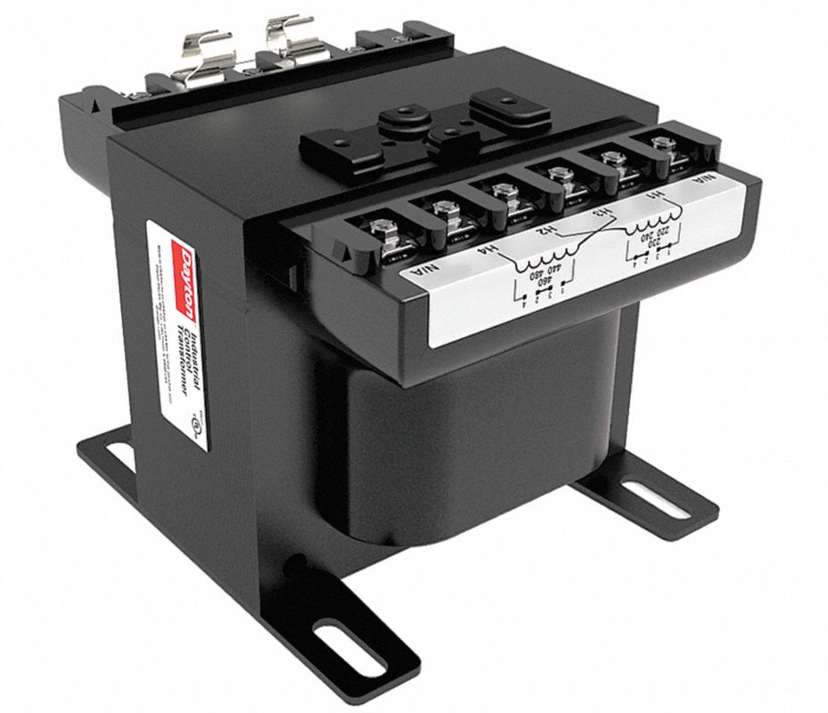 DAYTON Transformador de Control, Clasificación VA 750VA, Voltaje de Entrada 208/240/480VCA ...