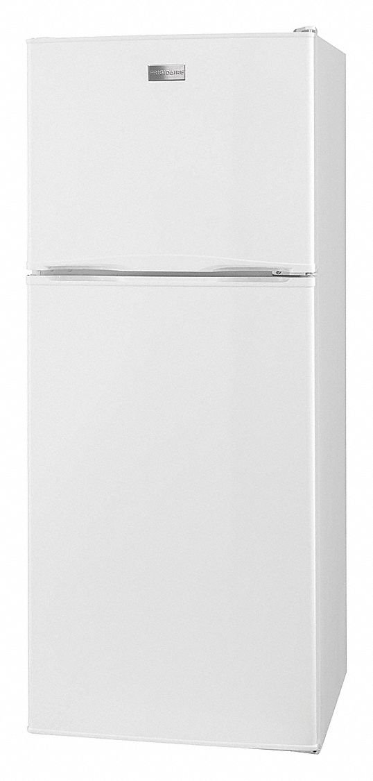 FRIGIDAIRE, White, 10.1 cu ft Total Capacity, Top-Freezer Refrigerator ...