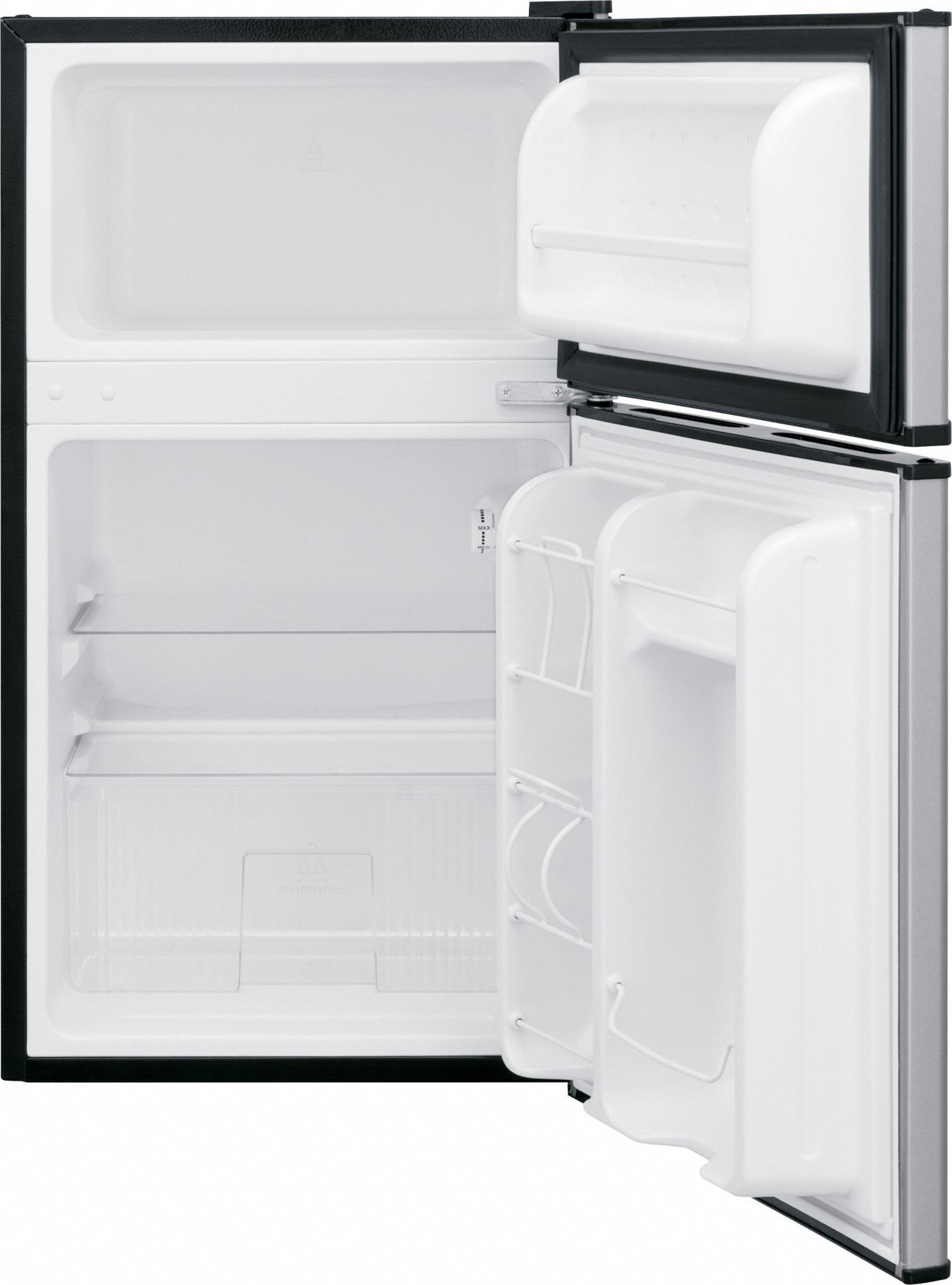 FRIGIDAIRE Refrigerator, Residential, Silver Mist, 18 5/8 in Overall ...