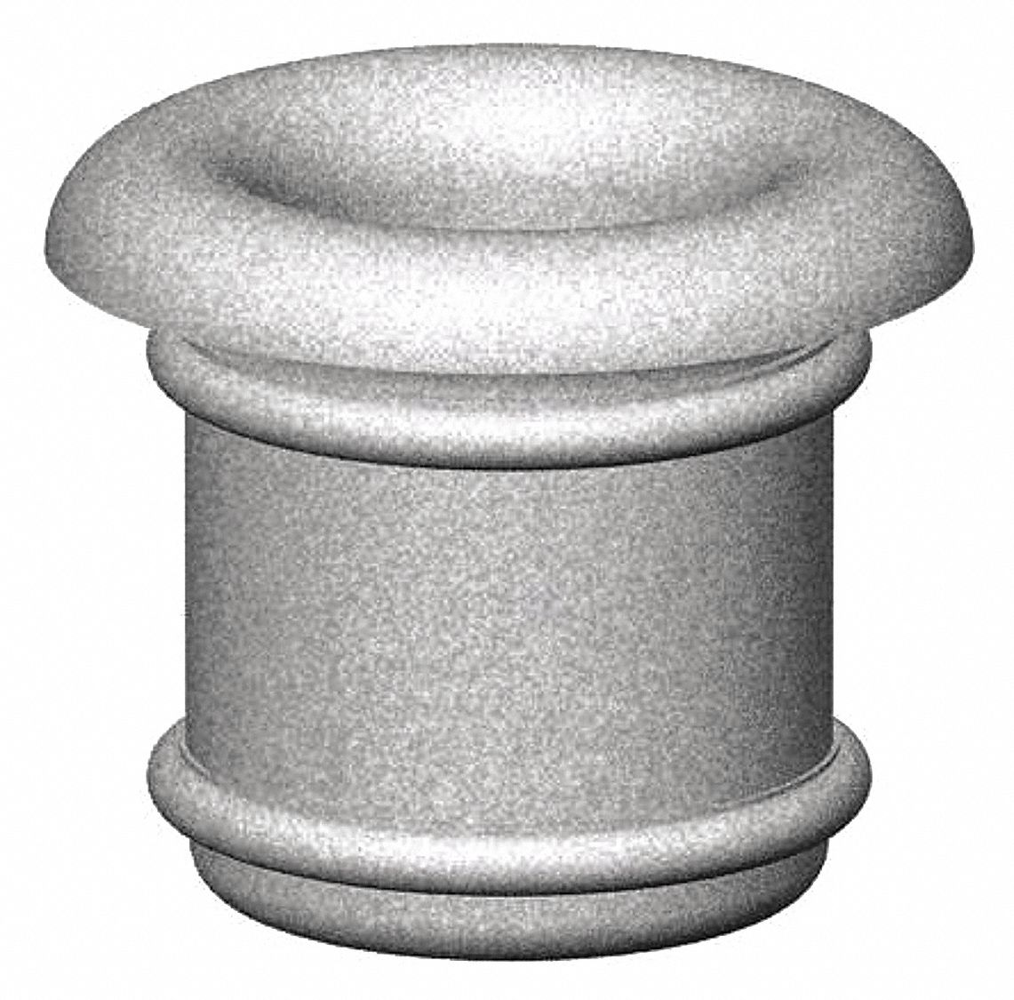 Circle, Gray, Planter Bollard - 31EX60|A3 - Grainger