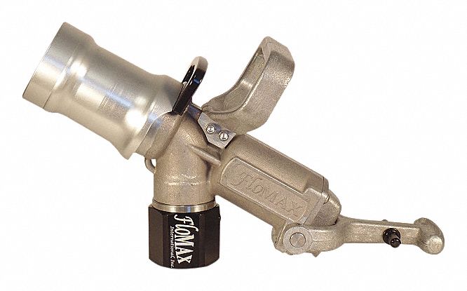 FLOMAX FUEL NOZZLE, DIESEL, BALL LOCK, 1-1/2 IN INLET, 14-7/8 X 1-1/2 ...