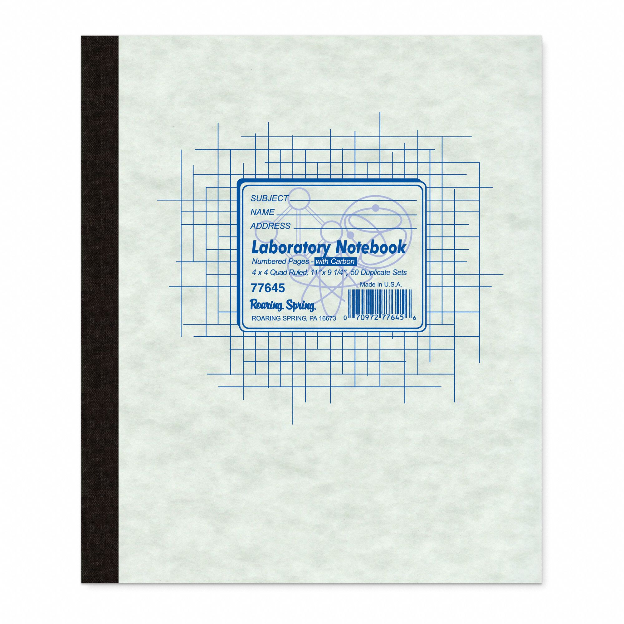 ROARING SPRING, Quadrille, Nonwirebound, Notebook - 31HG91|77645 - Grainger