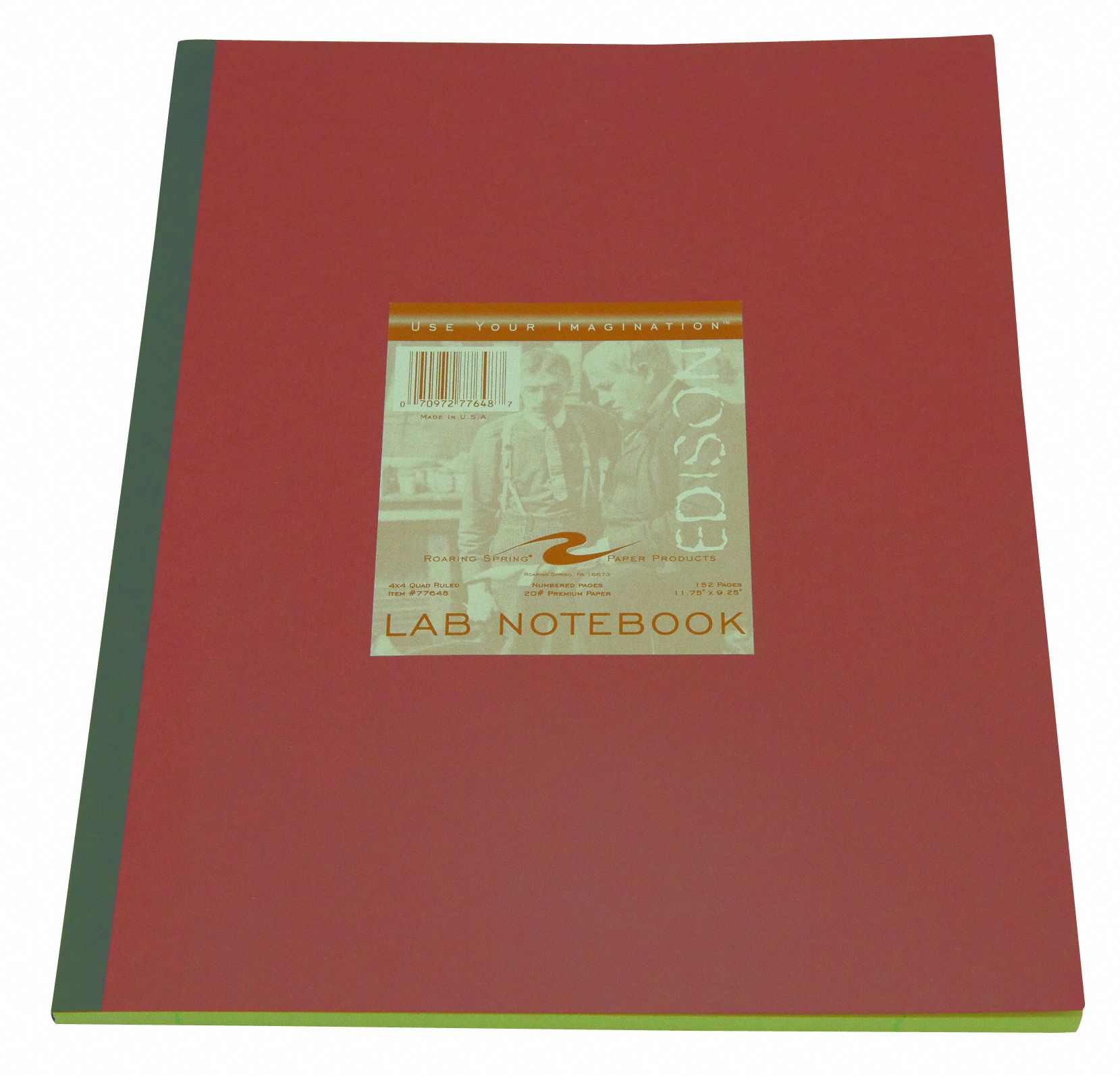 ROARING SPRING Notebook: Quadrille, Nonwirebound, 152 Sheets, Pages ...