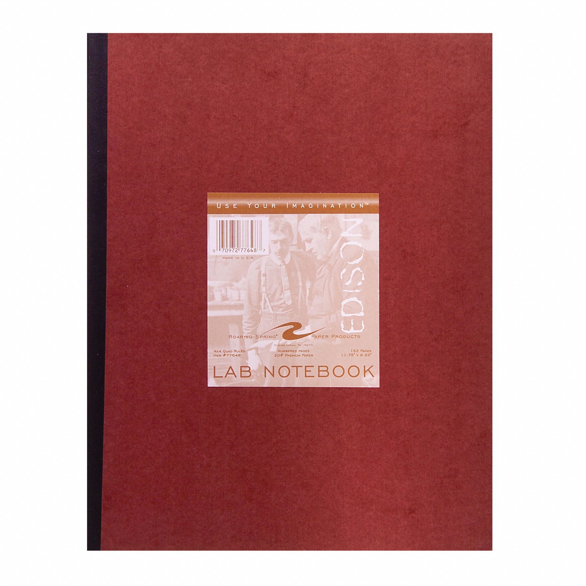 ROARING SPRING, Quadrille, Nonwirebound, Notebook - 31HG94|77648 - Grainger