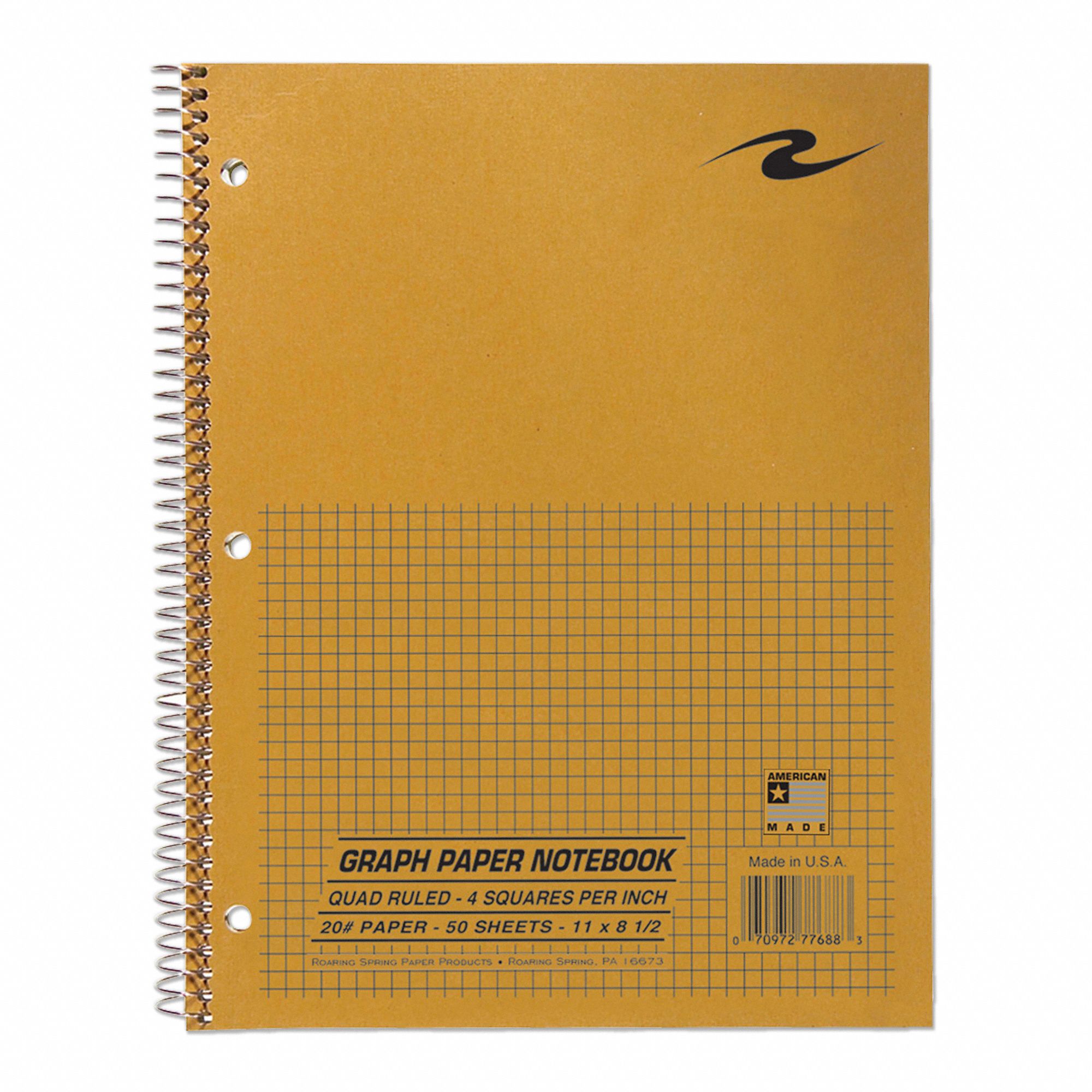 ROARING SPRING, Quadrille, Wirebound, Notebook - 31HG97|77688 - Grainger