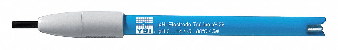 YSI, pH, Banana Plug/BNC, Electrode - 31HH51|TRULINE PH 26 - Grainger