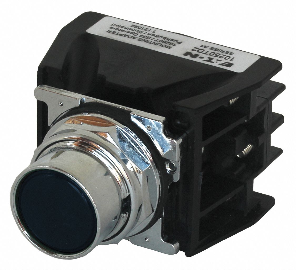 EATON, 30 mm, Metallic, Hazardous Location Push Button - 31HK55 ...