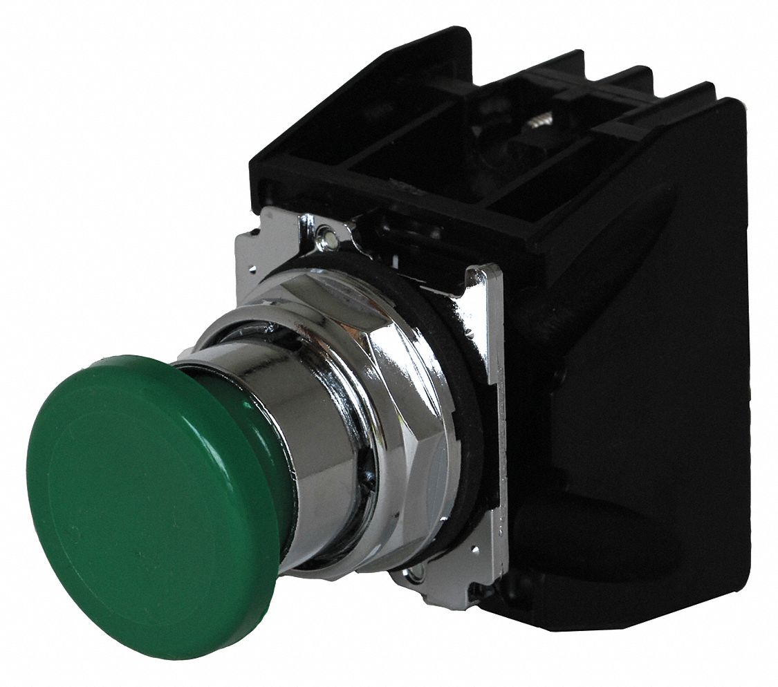 EATON, 30 mm, Metallic, Hazardous Location Push Button - 31HK84 ...