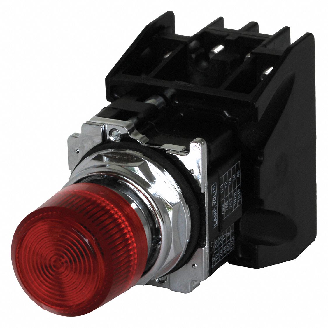 EATON, 30 mm, Metallic, Illuminated Push Button - 31HL07|10250T828RD2A ...