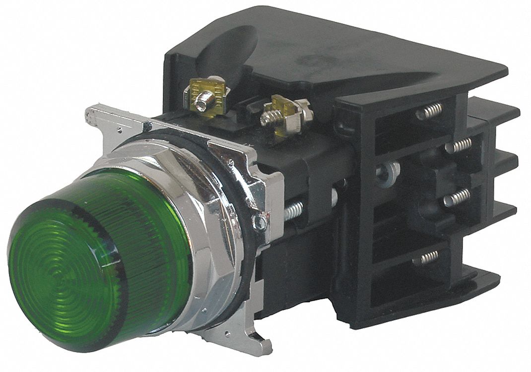 EATON, 30 mm, Metallic, Illuminated Push Button - 31HL05|10250T828GD24 ...