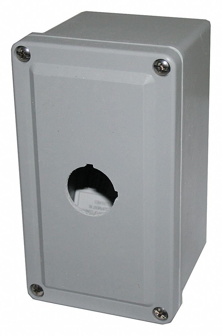 EATON, 30mm, 4 Holes, Push Button Enclosure - 31HL40|E34N14 - Grainger