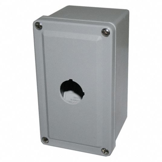EATON, 30mm, 4 Holes, Push Button Enclosure - 31HL40|E34N14 - Grainger