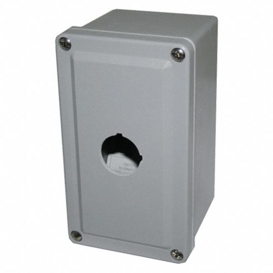 EATON, 30mm, 1 Holes, Push Button Enclosure - 31HL41|E34N51 - Grainger