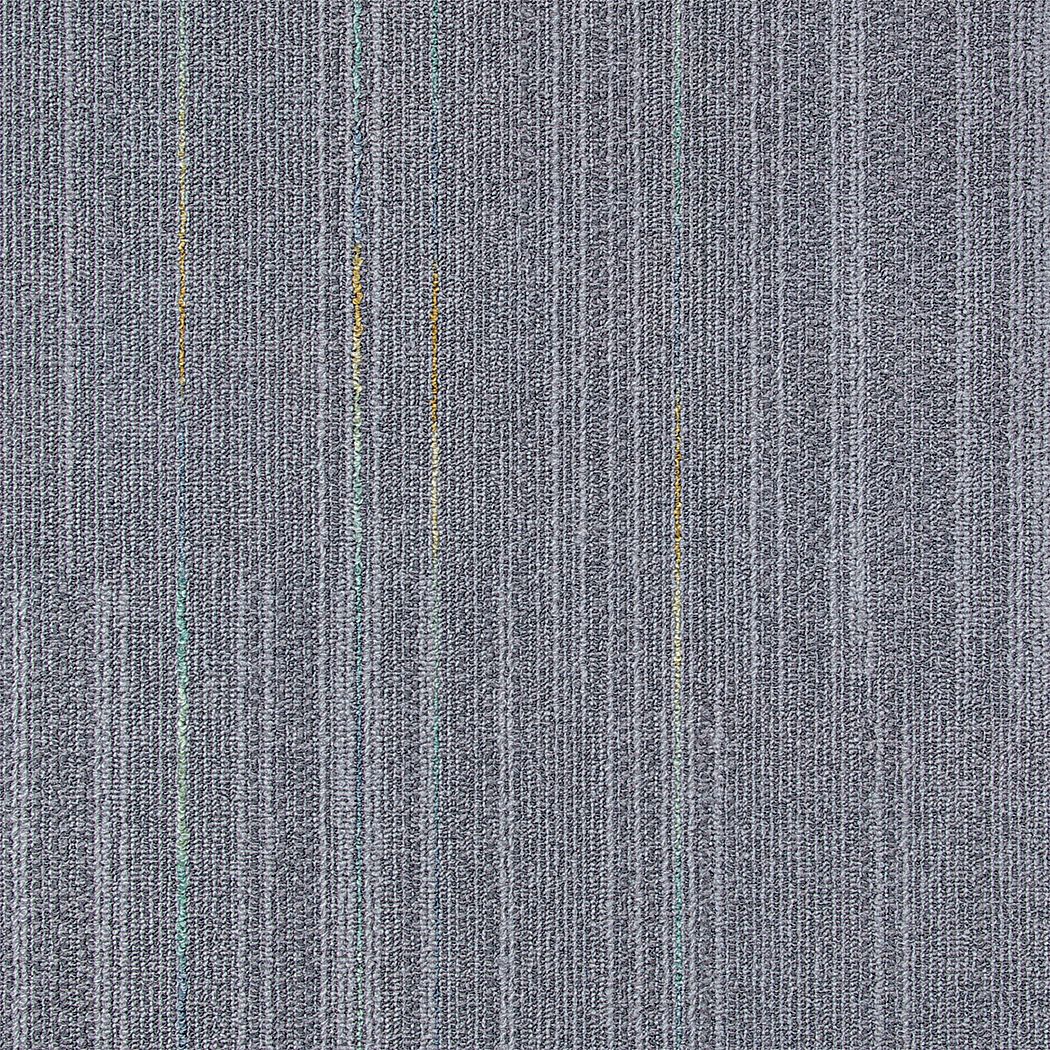 Gray Carpet Tile, Multi-Level Loop, 19 11/16 inL X19 11/16 inW X 9/64 ...