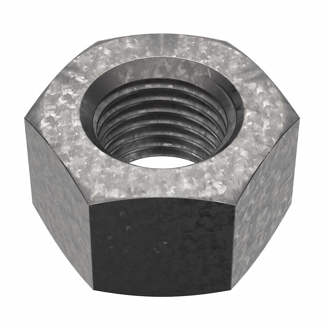 Heavy Hex, 1 1/4"-7 Thread, Hex Nut - 31JM15|U04225.125.0001 - Grainger