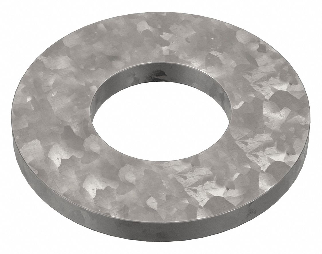 Through Hardened, Hot-Dipped Galvanized, Flat Structural Washer ...