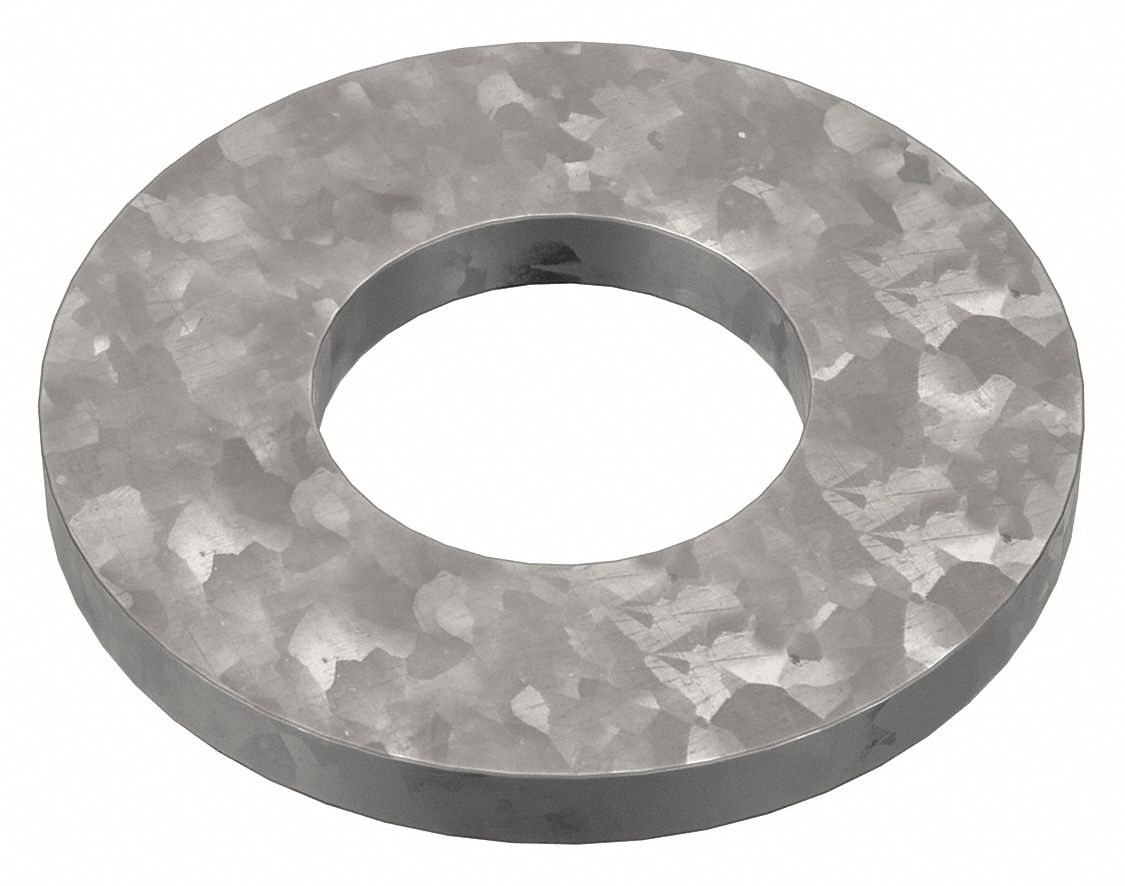 Through Hardened, Hot-Dipped Galvanized, Flat Structural Washer ...