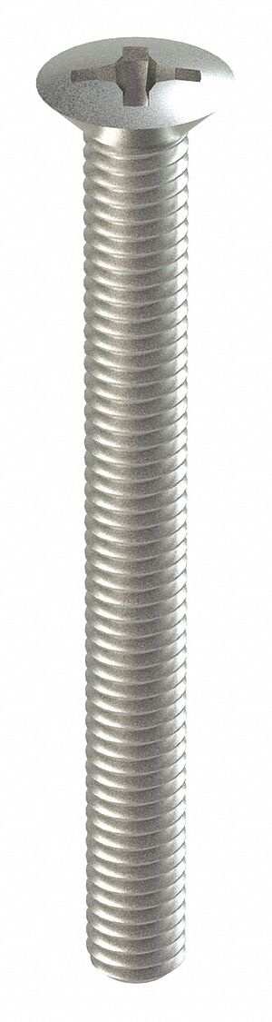 M4x0.70 Thread Size, 40 mm Lg, Machine Screw - 31JR66|M51320.040.0040 ...