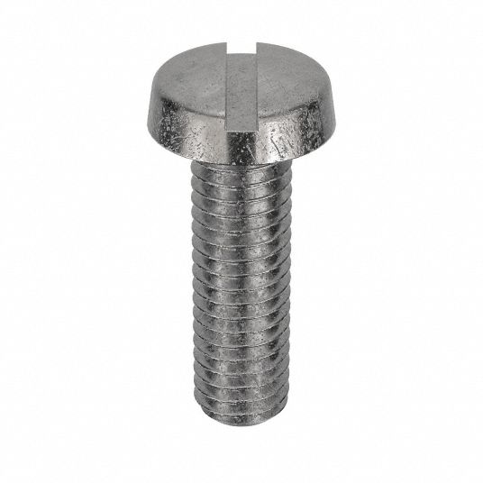 M2x0.40 Thread Size, 10 mm Lg, Machine Screw - 31JR75|M55120.020.0010 ...