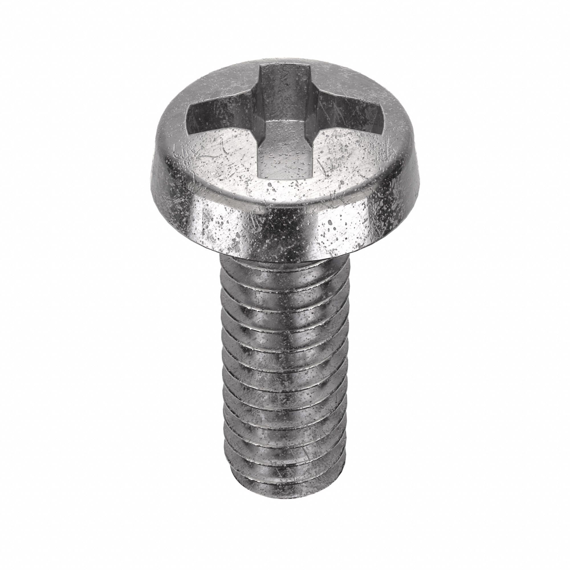 M2x0.40 Thread Size, 6 mm Lg, Machine Screw - 31JR95|M55340.020.0006 ...