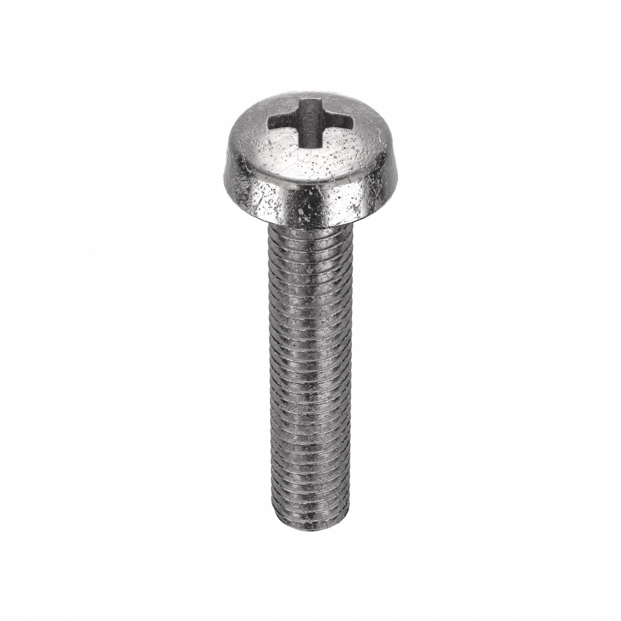 M3x0.50 Thread Size, 16 mm Lg, Machine Screw - 31JT09|M55340.030.0016 ...