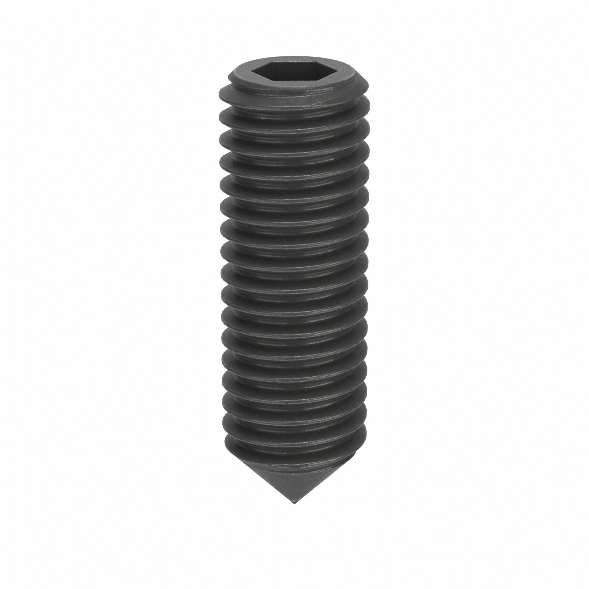 M8x1.25 Thread Size, 25 mm Overall Lg, Socket Set Screw - 31JV91|M07800 ...