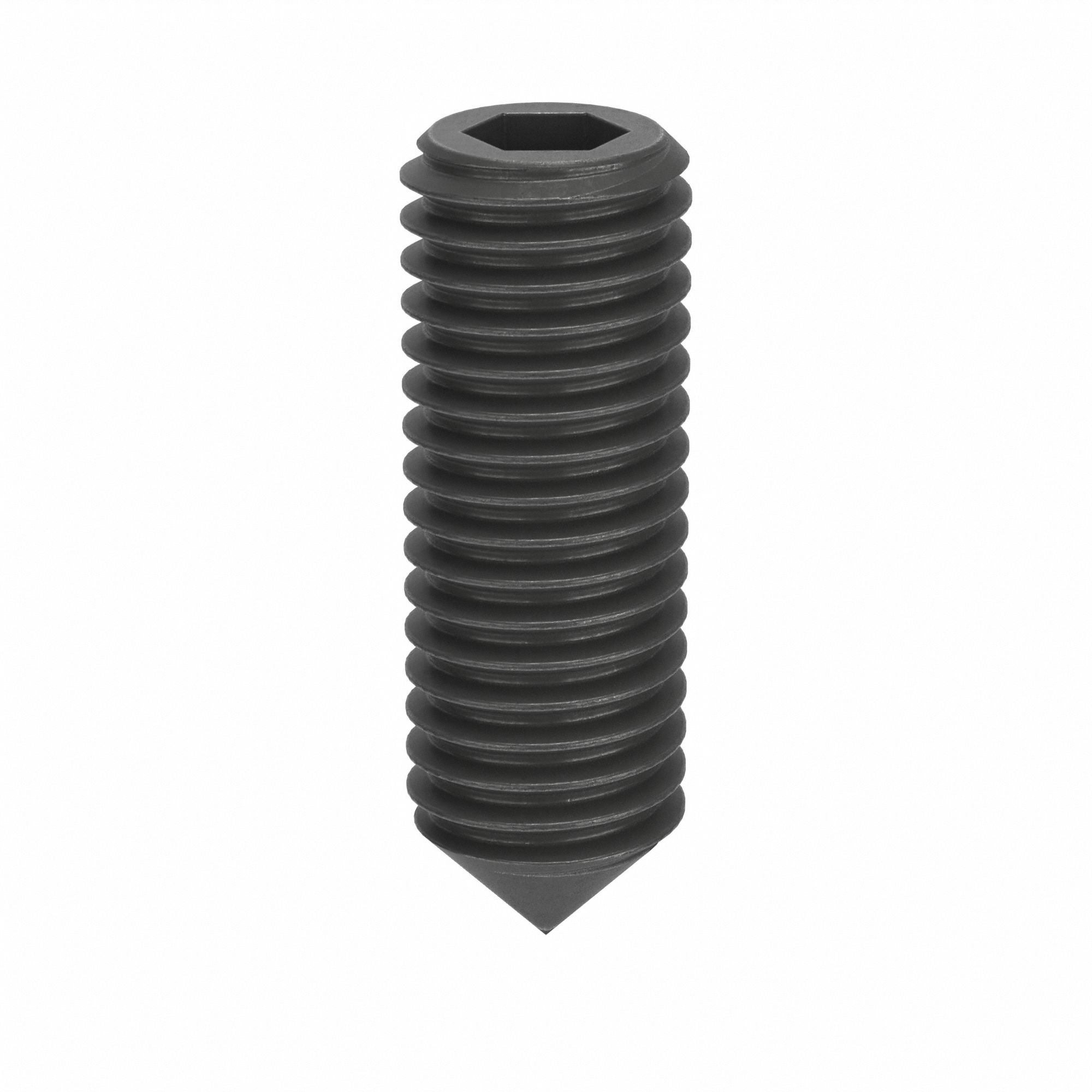 M10x1.5 Thread Size, 30 mm Overall Lg, Socket Set Screw - 31JW02|M07800 ...