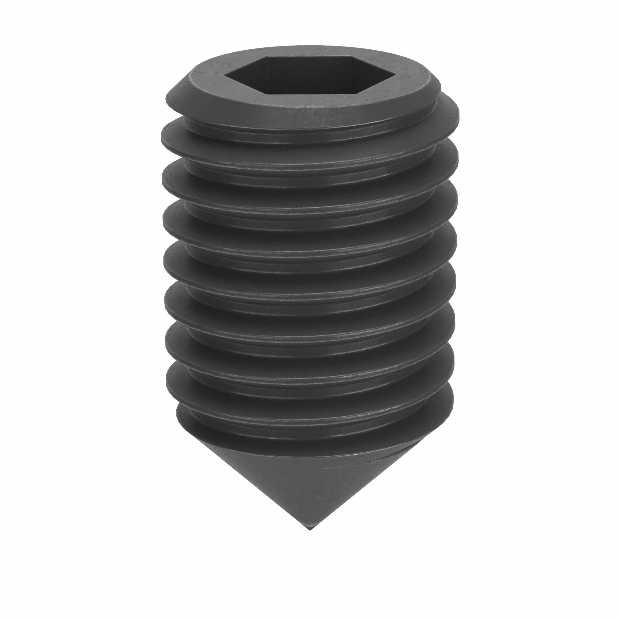 M12x1.75 Thread Size, 20 mm Overall Lg, Socket Set Screw - 31JW06 ...