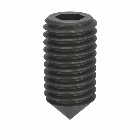 M12x1.75 Thread Size, 25 mm Overall Lg, Socket Set Screw - 31JW07 ...