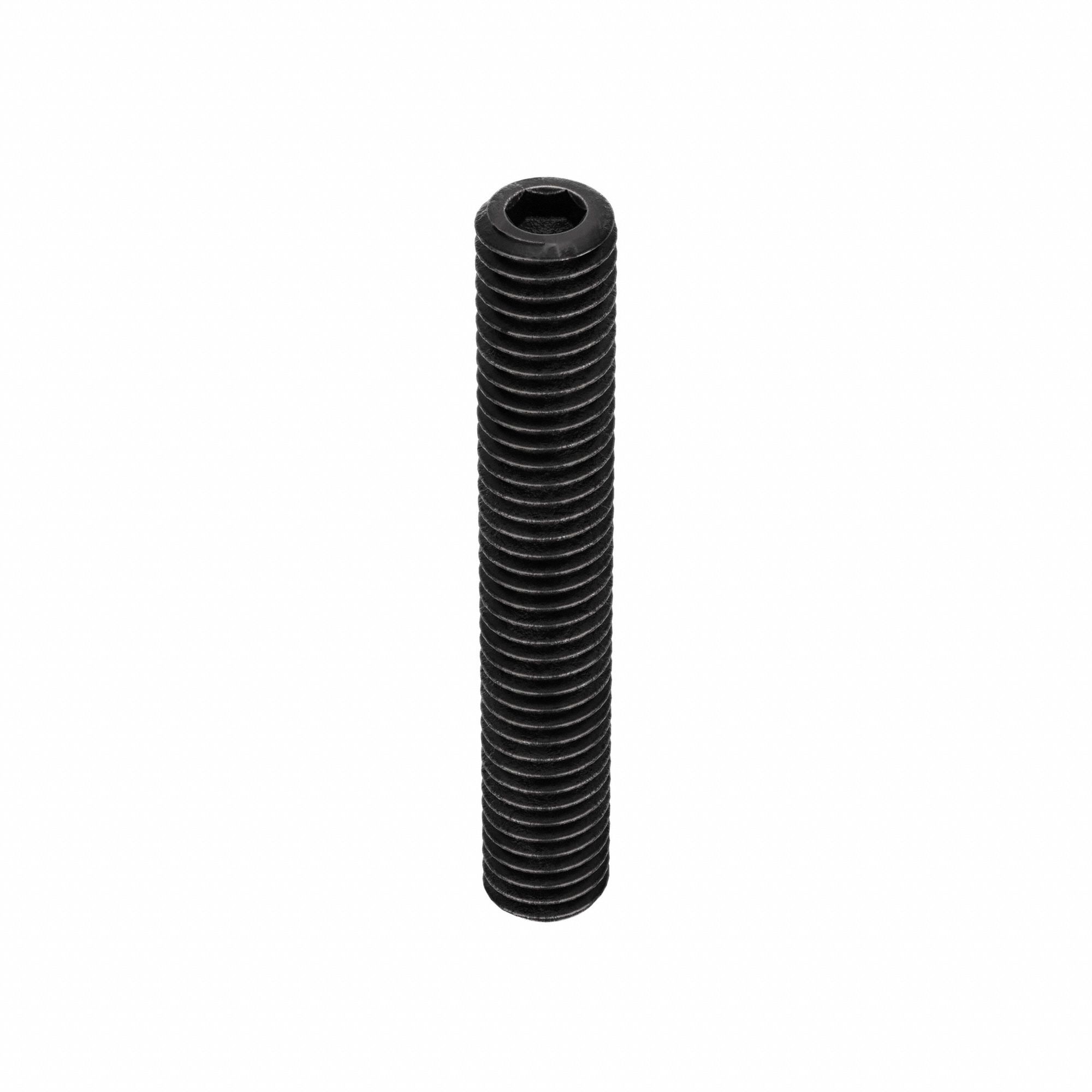 M6x1 Thread Size, 40 mm Overall Lg, Socket Set Screw - 31JW22|M07810 ...