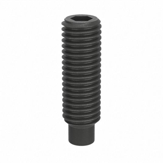 M12x1.75 Thread Size, 40 mm Overall Lg, Socket Set Screw - 31JW97 ...