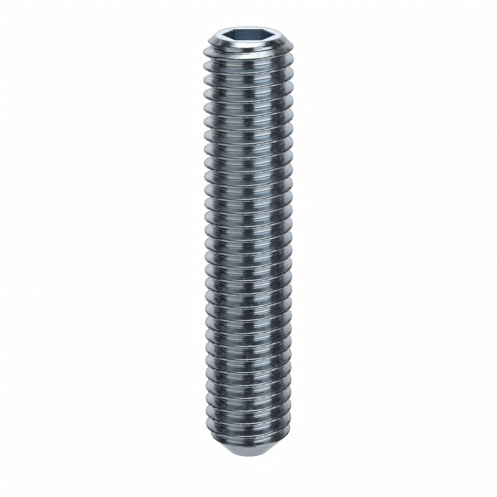 M5x0.8 Thread Size, 25 mm Overall Lg, Socket Set Screw - 31JX75|M07850 ...
